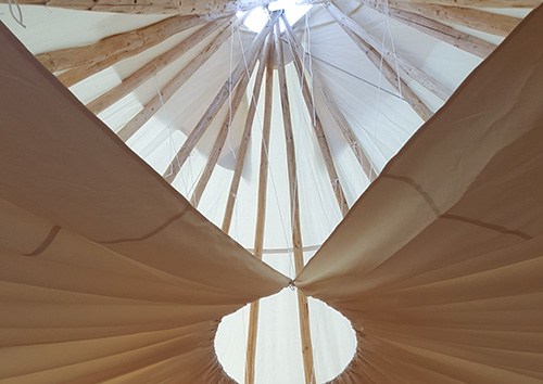 Le Tipi Traditionnel - Fabrication artisanale Atelier Jean Lehmann